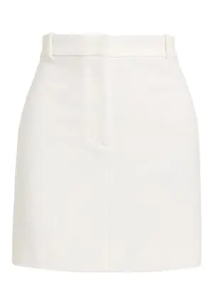 Veronica Beard Sadie Tweed Mini Skirt - White