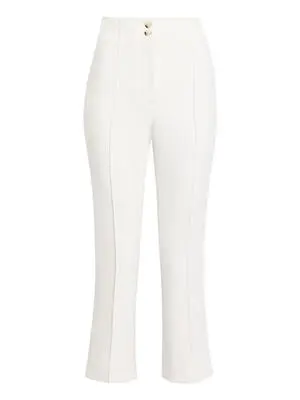 Veronica Beard Kean Kick-flare Pants - White