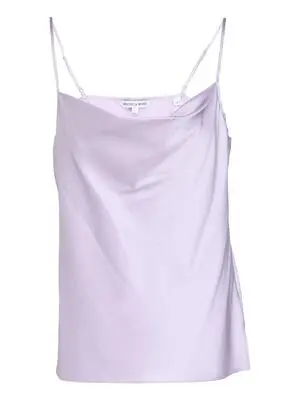 Veronica Beard Sola Draped Camisole - Lavender