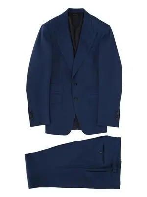 TOM FORD Two-piece Wool Dress - Blue
