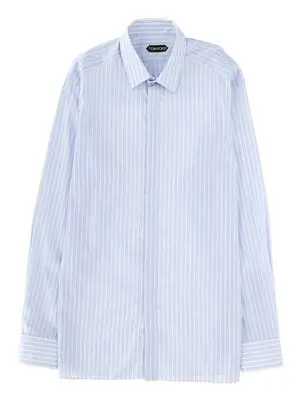 TOM FORD Cotton Shirt - Azure