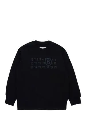 MAISON MARGIELA Jersey With Logo - Black