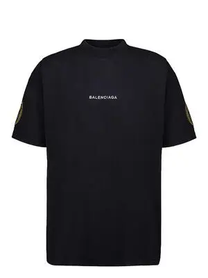 Balenciaga Oversize Fit T-shirt - Black