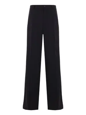 Balenciaga Tailored Wool-blend Trousers - Black