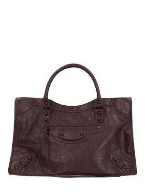 Balenciaga Le City Medium Bag - Bordeaux