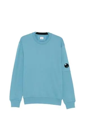 C.P. COMPANY Cotton Crewneck Sweatshirt - Blue