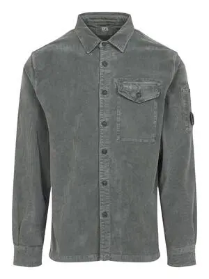 C.P. COMPANY C. P. Company Velvet Shirt - Charcoal