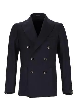 Tagliatore Montecarlo Jacket - Blue