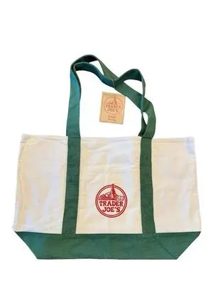TRADER JOE'S Shopping Tote Bag - Green
