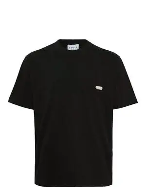 SOLID HOMME Back Logo T-shirt - Black