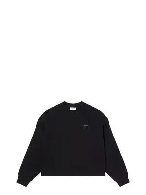 Lacoste Logo-embroidered Sweatshirt - Black