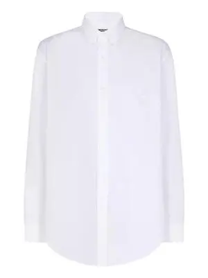 Balmain Cotton Poplin Shirt - White