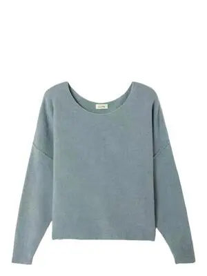 American Vintage Dropped-shoulder Sweater - Blue