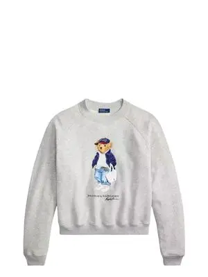 Polo Ralph Lauren Bear Print Crewneck Sweatshirt - Grey