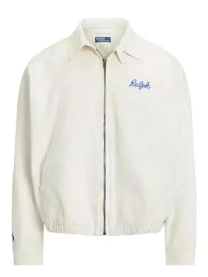 Polo Ralph Lauren Logo-embroidered Windbreaker Jacket - White
