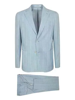 Eleventy Single-breasted Suit - Blue