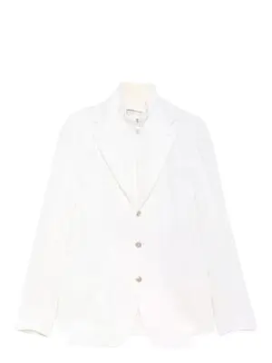 Eleventy Single-breasted Blazer - White