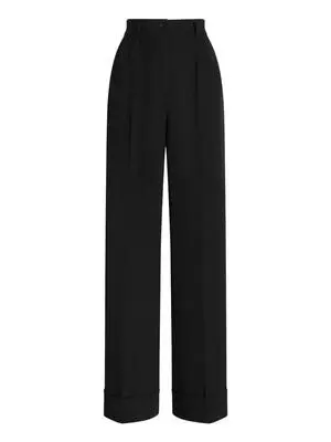 Dolce & Gabbana Pleated Trousers - Black