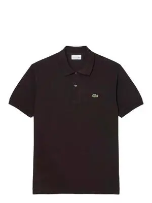 Lacoste Buttoned Polo Shirt - Brown