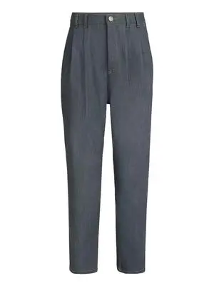 Brunello Cucinelli Pleated Five-pocket Trousers - Grey