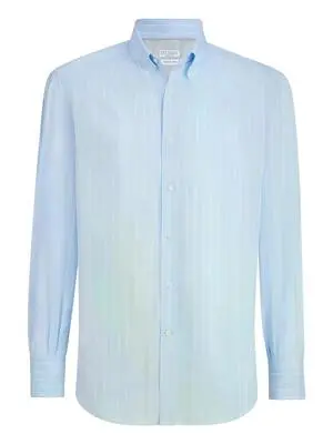 Brunello Cucinelli Striped Shirt - Blue