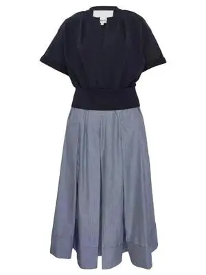 3.1 Phillip Lim Combo Dress - Blue