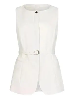 Liu Jo Belted Waistcoat - Neutrals