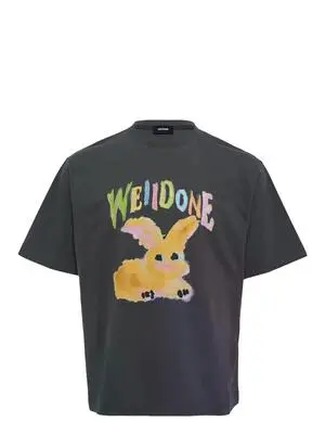 We11Done Painted Rabbit T-shirt - Grey