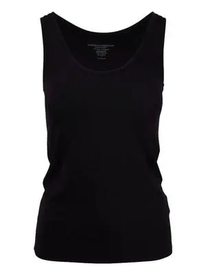 Majestic Filatures Sleeveless Tank Top - Black