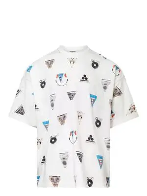 BLACKJACK Theme Printed T-shirt - White