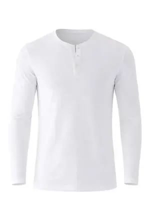 PATRICK ASSARAF Long-sleeve Polo Shirt - White