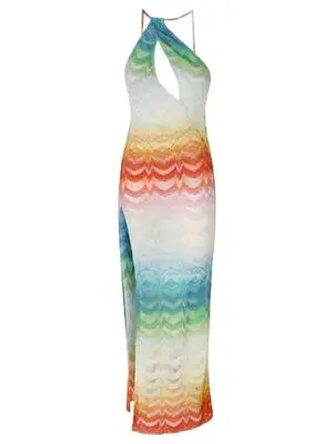 Missoni Cutout Knit Midi Dress - White