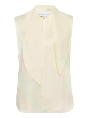 Stella McCartney Tie-detail Sleeveless Top - Neutrals