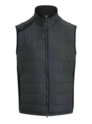 Rlx Ralph Lauren Quilted Zip-up Gilet - Black