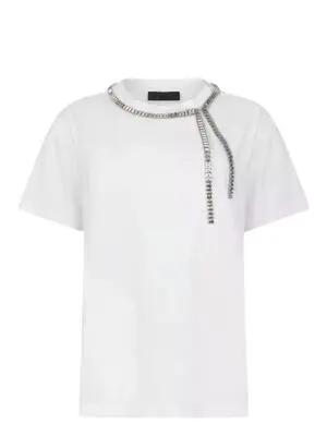 Liu Jo Embellishment-detail T-shirt - White
