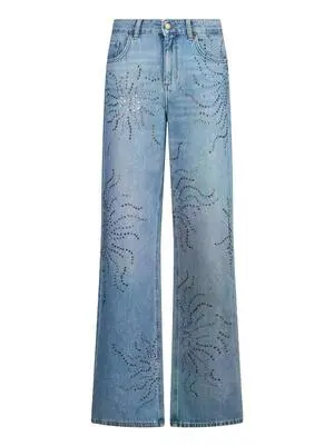 Liu Jo Rhinestone-embellished Jeans - Blue