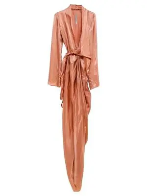 Rick Owens Draped Dress - Orange