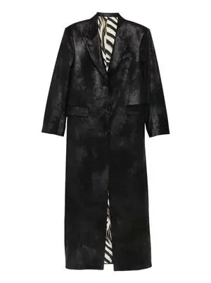 ERALDO Button-closure Coat - Black