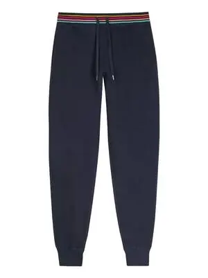 Paul Smith Striped-trim Track Pants - Blue