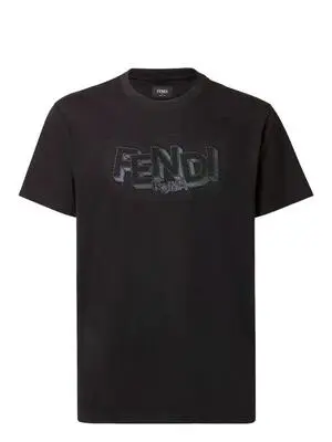 Fendi Cotton T-shirt - Black