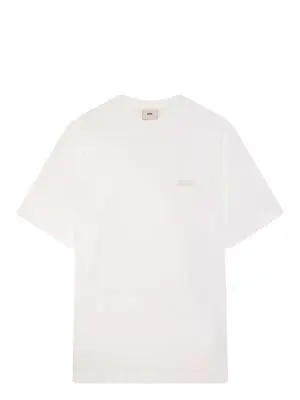 AUTRY Logo-embroidered T-shirt - White