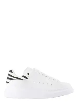 Alexander McQueen Animal-print Sneakers - White