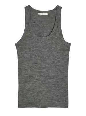 RÓHE Scoop-neck Tank Top - Grey