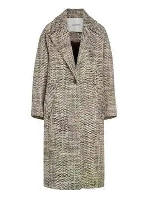 JOSEPH Florent Single-breasted Coat - Neutrals
