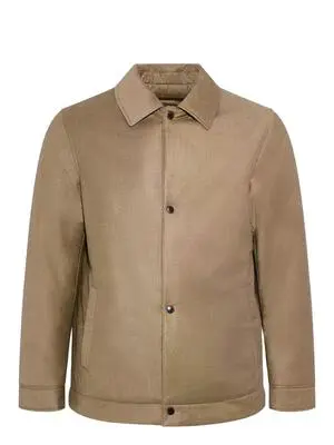 YVES SALOMON Button Overshirt - Neutrals