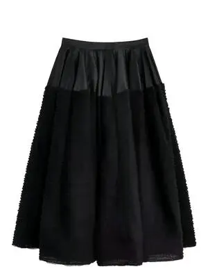 Viktor & Rolf Panelled Skirt - Black