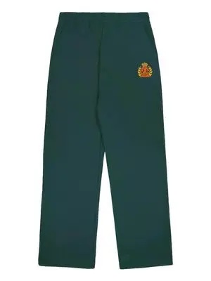 SPORTY & RICH Elasticated Logo Track Pants - Green