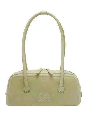 MARGESHERWOOD Zip Boston Leather Shoulder Bag - Green