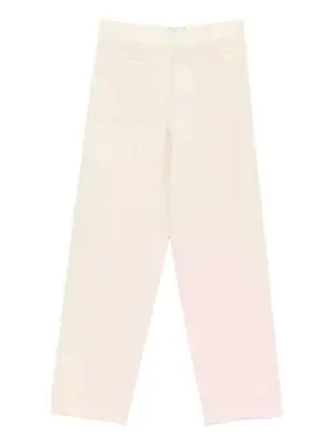 IRO PARIS Cropped Wide Leg Trousers - Neutrals