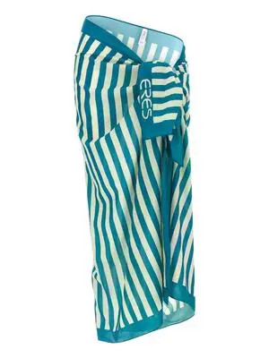 ERES Striped Print Skirt - Blue
